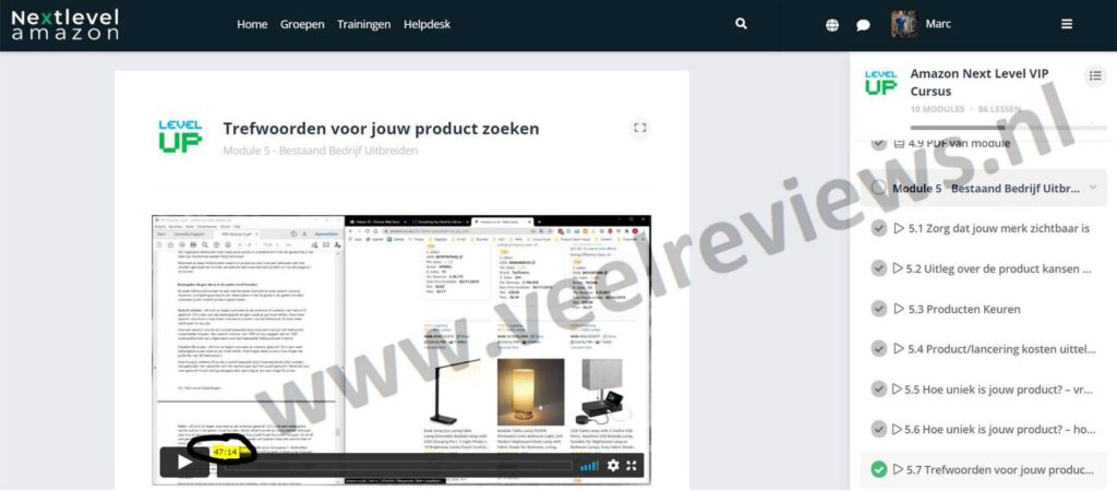 Amazon Next Level Cursus Review van Huub Knapen (2024)